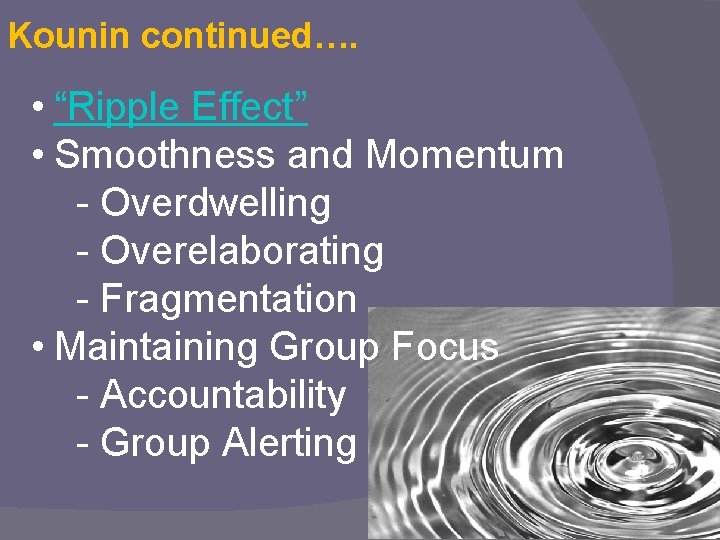 Classroom Managemen t By Kristen G iambrone Christine