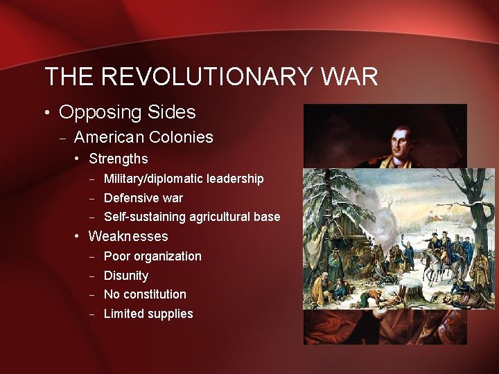TOPIC 3 5 THE AMERICAN REVOLUTION 1775 1783