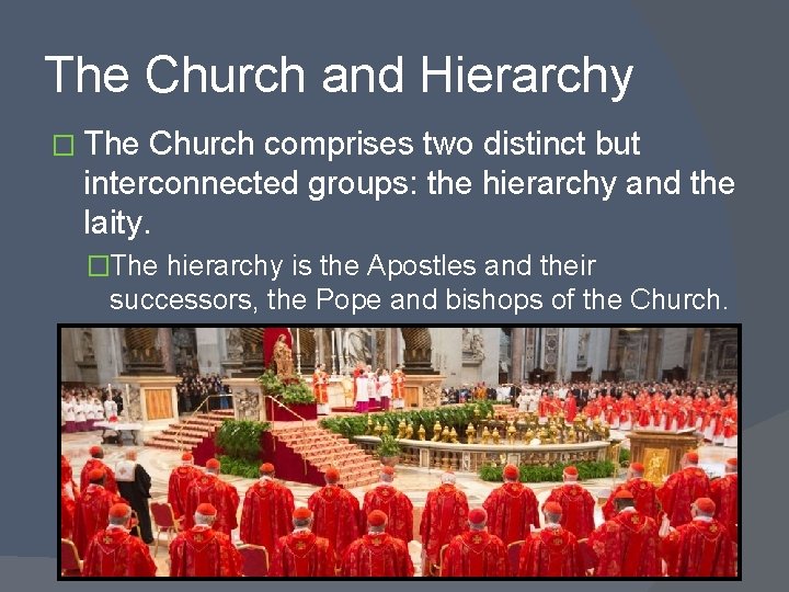 Part 1 The Leadership Structure of the Church