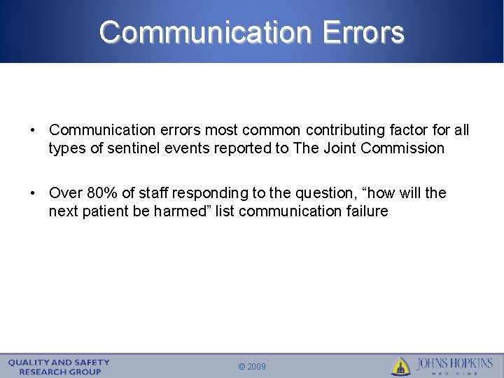 On the CUSP STOP BSI Implementing Daily Goals