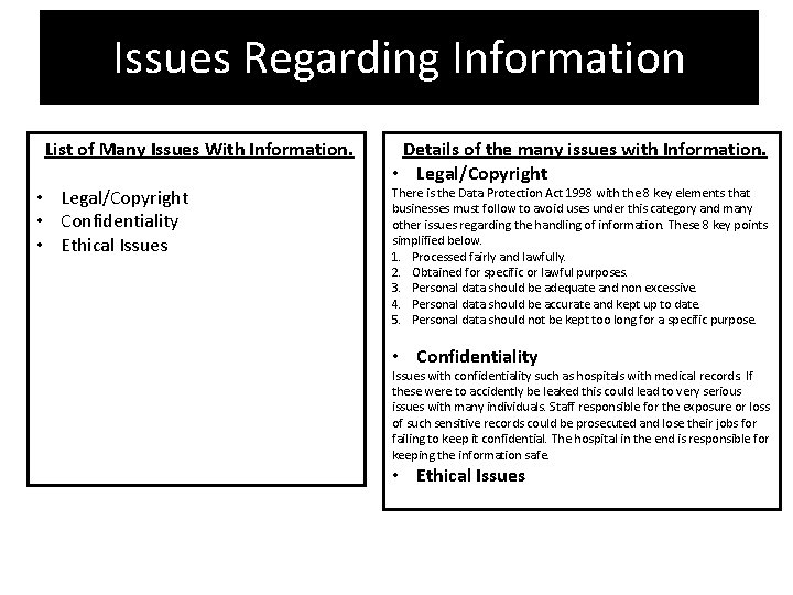 The Way Business Works What is Information Information