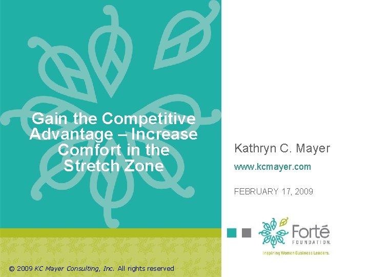 Gain the Competitive Advantage Increase Comfort in the