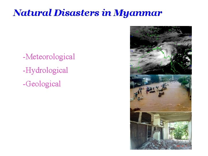 Regional Climate Change and Costal Disaster Mitigation 17
