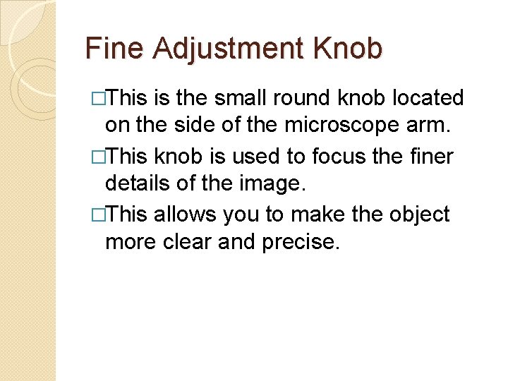 Agenda Brainstorming Period Parts of a Microscope Rules