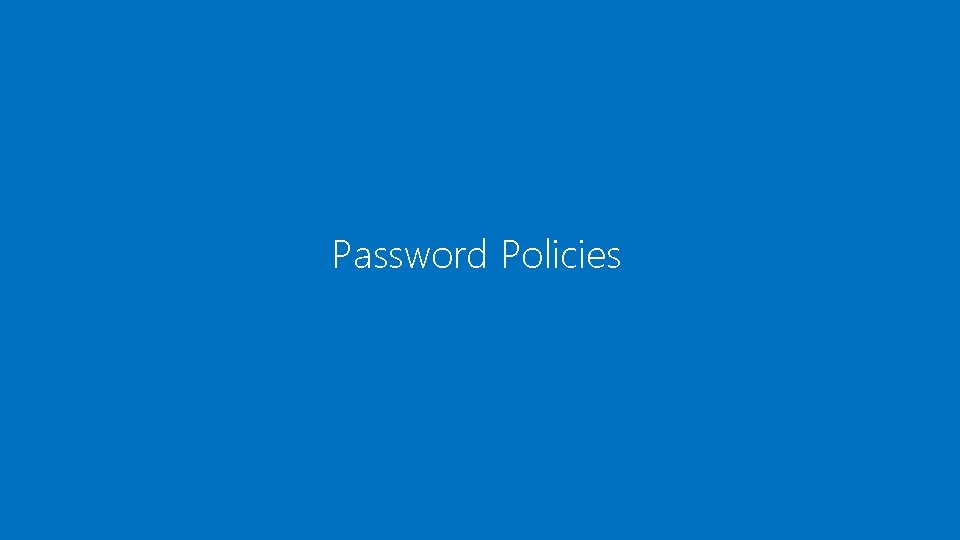 Microsoft Virtual Academy Module 3 Understanding Security Policies