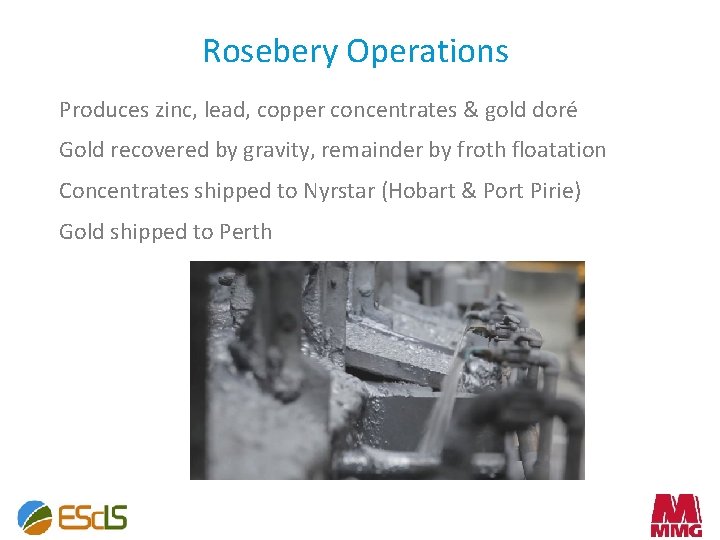 Groundwater Surface Water Data Management MMG Rosebery Mine