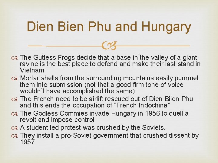 The New Look and Flexible Response There is