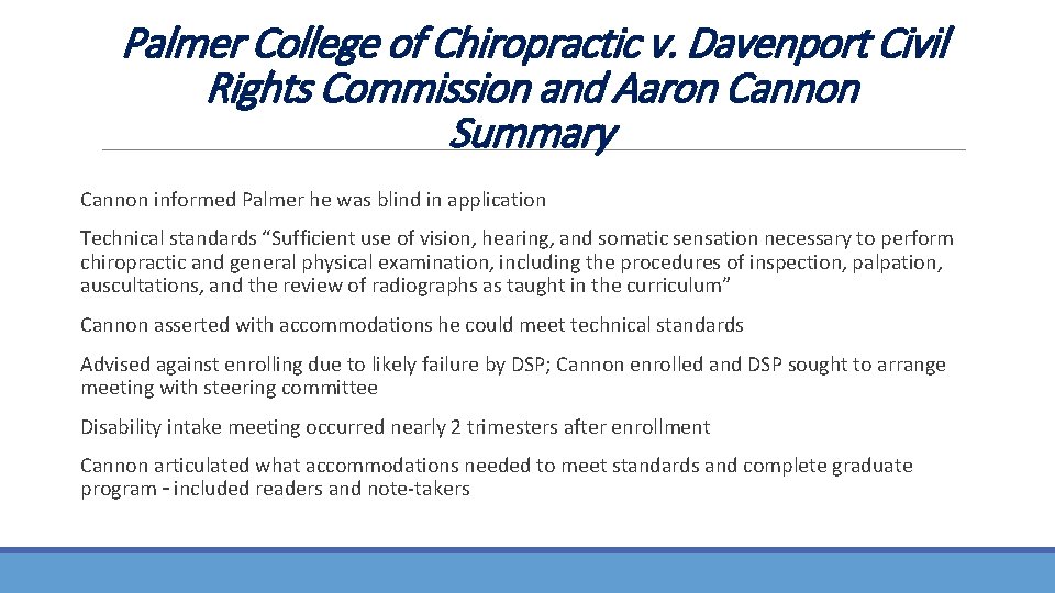 A Fundamental Shift SENSORY DISABILITIES IN HEALTH SCIENCE