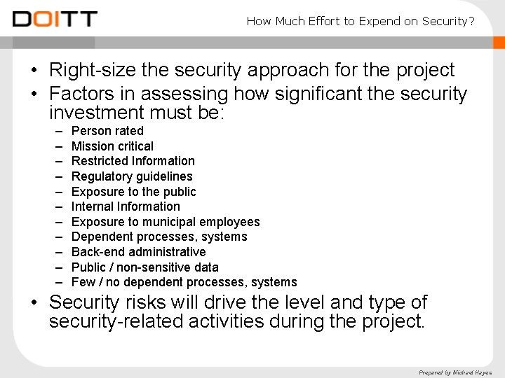 Web Application Security Addressing Security Throughout the System