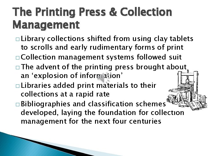 Library Collection Management Through the Years and Beyond