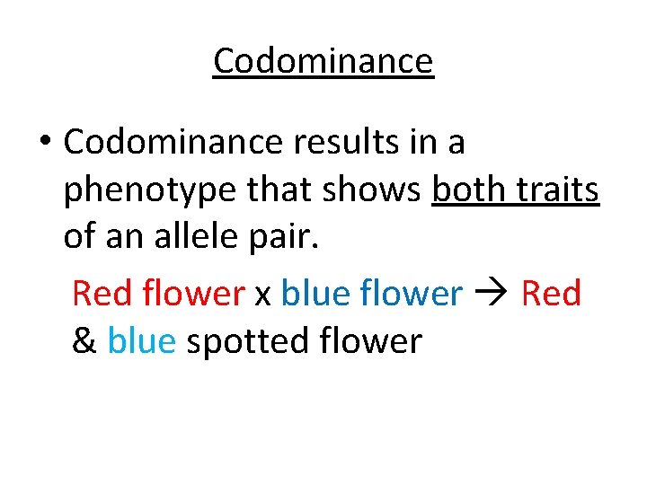 Biology 1 3 c More Complicated Patterns of