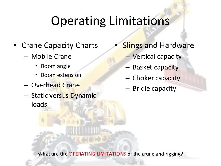 RIGGING FUNDAMENTALS PRESENTED BY HENNEPIN TECHNICAL COLLEGE IN
