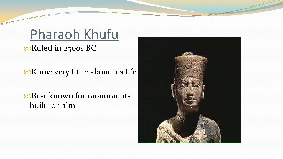 Egyptian History Timeline Old Kingdom 2700 2200 BC