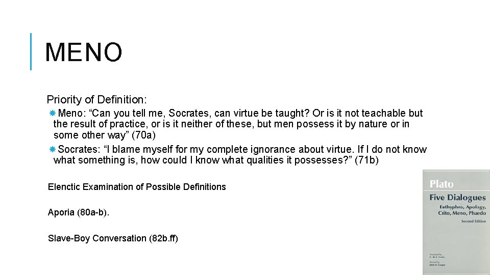 PHIL 340 ANCIENT ETHICAL THEORY Ben Hole Winter