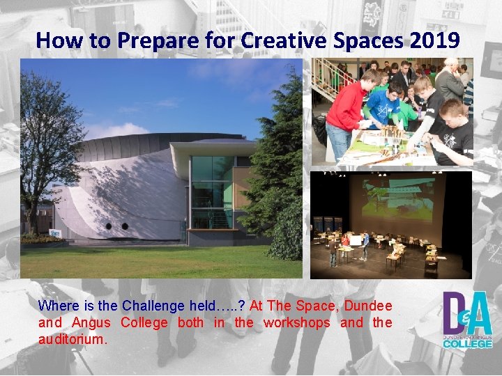 How to Prepare for CREATIVE SPACES DESIGN CHALLENGE