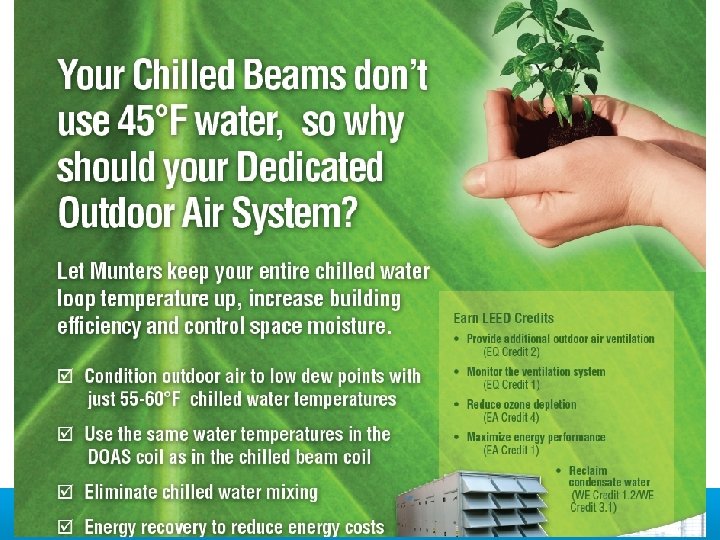 Munters DOAS and Chilled Beams Presented by Scott