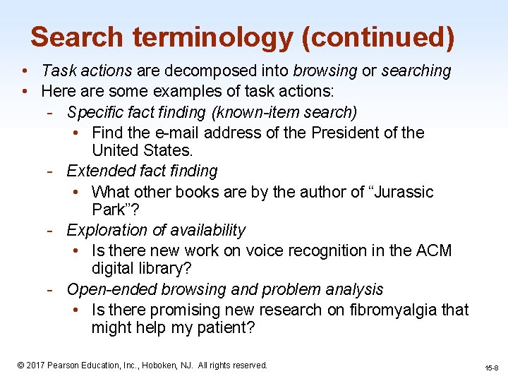 CHAPTER 15 Information Search Designing the User Interface