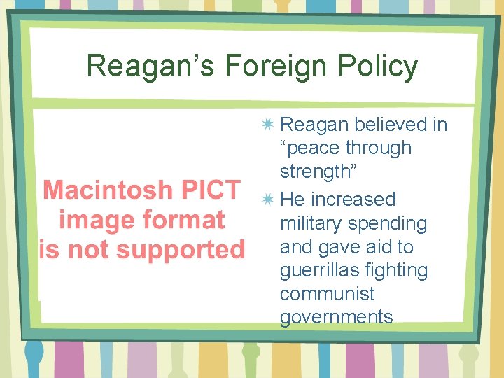 The 1980s President Ronald Reagan and the Rise