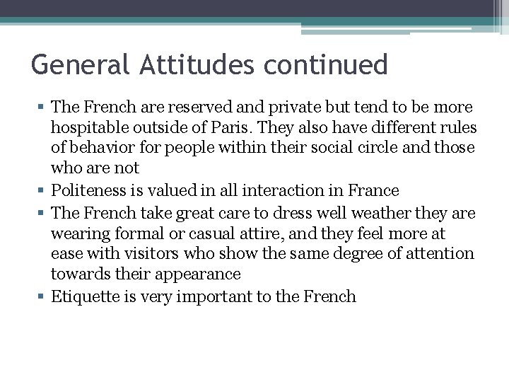 The Culture of France Fleur What Is Culture