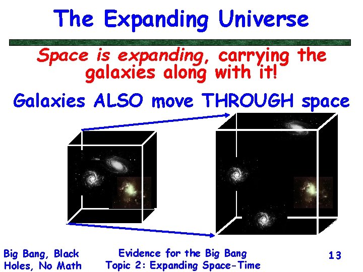 Big Bang Black Holes No Math ASTRPHYS 109