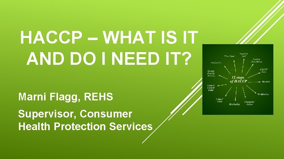 HACCP WHAT IS IT AND DO I NEED