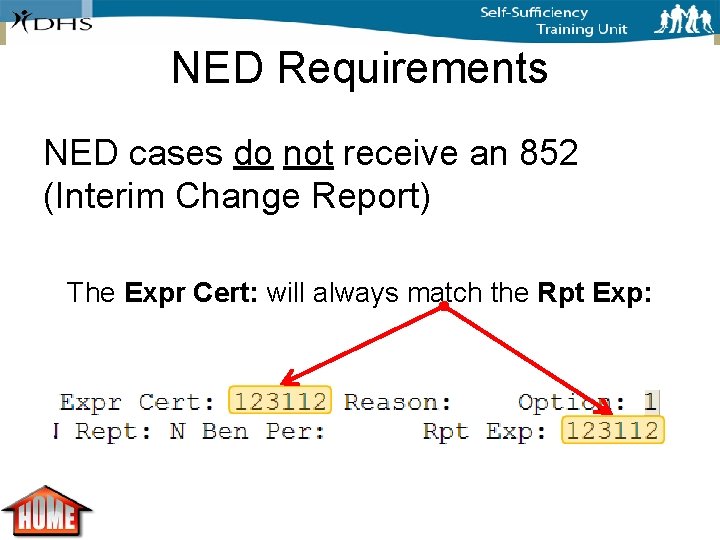 NED Eligibility and Coding 2012 Instructions Click a