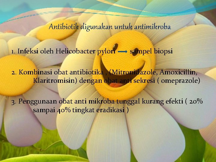 OBAT GANGGUAN SISTIM PENCERNAAN ANTIBIOTIKA ANTIBIOTIK 1 2