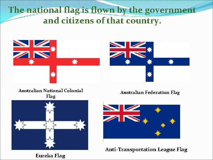 National symbols of Australia Goals to generalize about