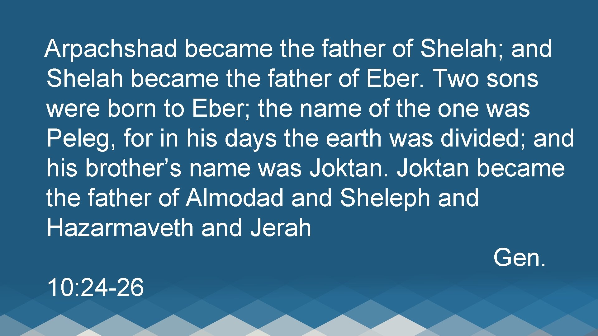 26 Genesis Foundation Book of the Bible Mike