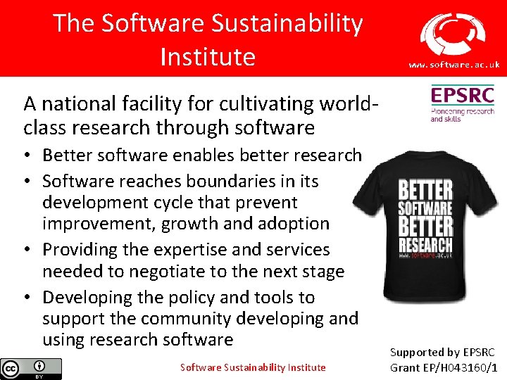 www software ac uk The Software Sustainability Institute