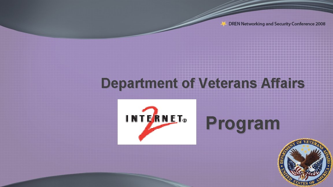 Department of Veterans Affairs Program VA Overview Organization