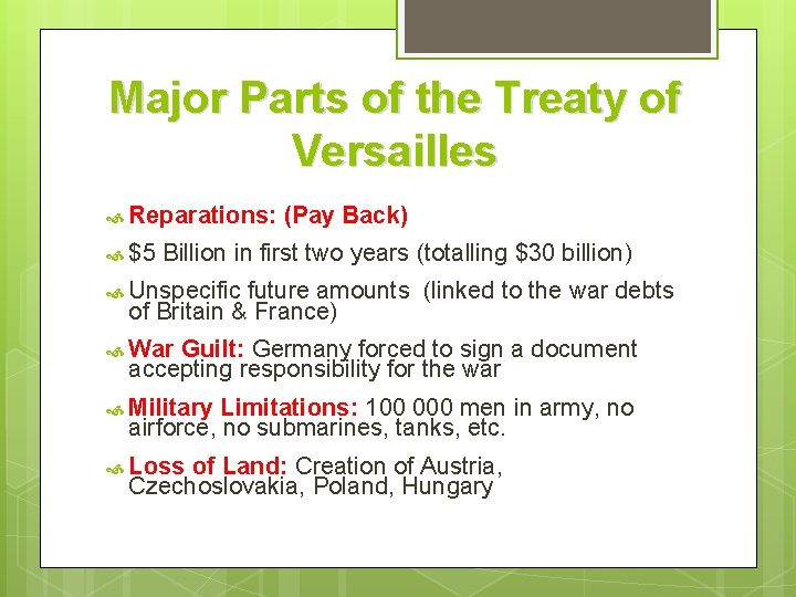 The End of WWI The last 100 days