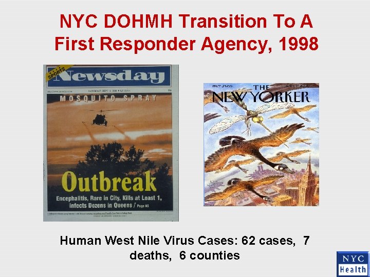 Medical Emergency Preparedness in New York City Debra