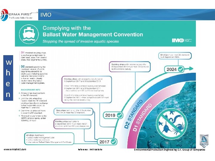 Ballast Water Legislation IMO IBWMC USCG Final Rule