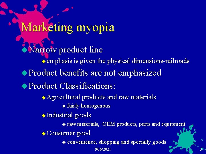 CHAPTER 6 PRODUCT STRATEGY 9162021 1 Basic Issues