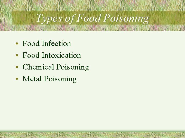 Food Basics An Introduction to Microbiology Personal Hygiene