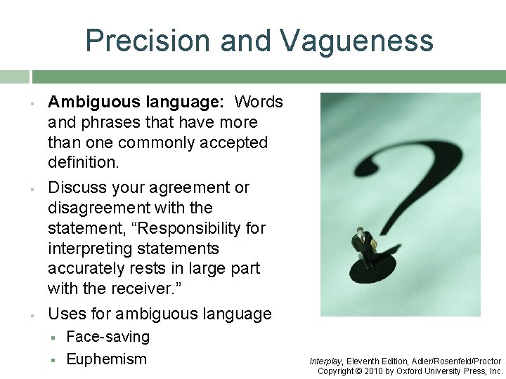 The Nature of Language Language is symbolic How