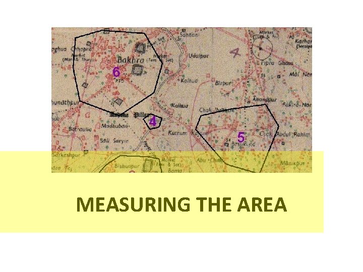 MEASURING THE AREA Measuring the Area Considerations All