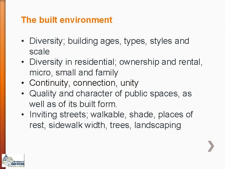 Urban Design and Livability City of Sacramento Planning