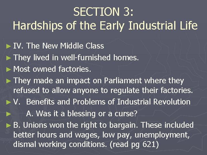 Industrial Revolution Ch 19 Dawn of the Industrial