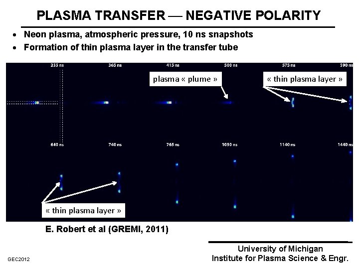 ATMOSPHERIC PRESSURE PLASMA TRANSFER OF JETS AND BULLETS