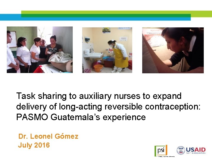 Task sharing to auxiliary nurses to expand delivery