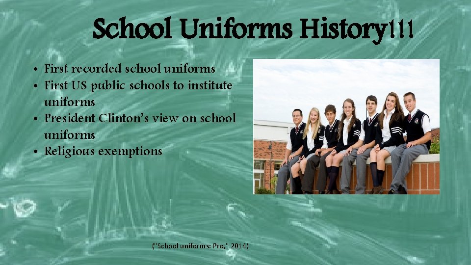 School Uniforms Madison Ellis Rebeca Garcia School Madison