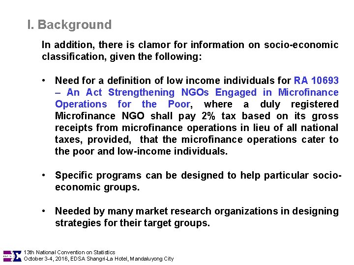 Did the Filipino Middle Income Class Grow Substantially