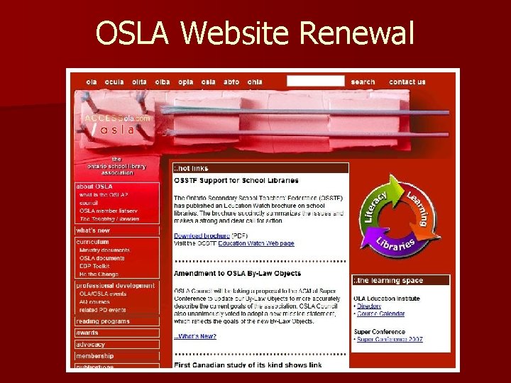 Hot Issues in School Libraries OLA Super Conference