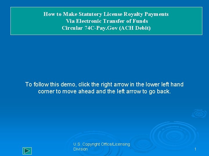 How to Make Statutory License Royalty Payments Via