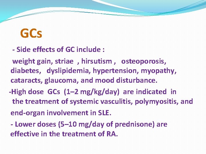 Pharmacological treatment of rheumatic disease By Dr Eman