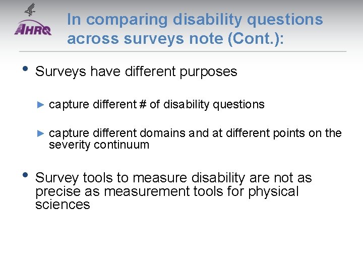How the Way the Construct of Disability is