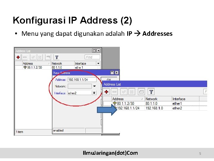 Basic Networking Chapter 06 Mikro Tik Router Ilmu