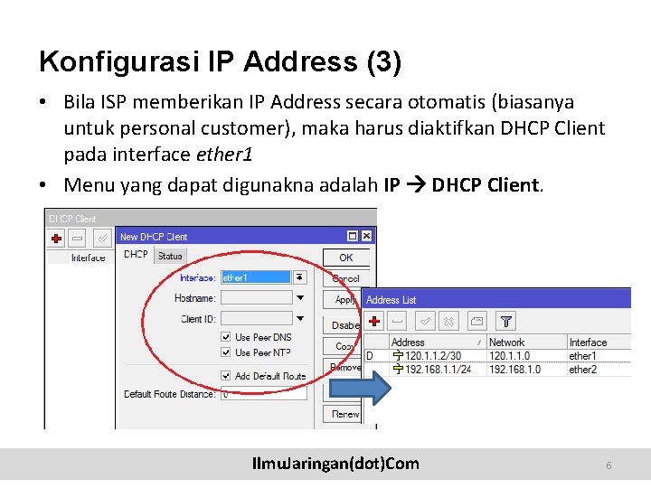 Basic Networking Chapter 06 Mikro Tik Router Ilmu
